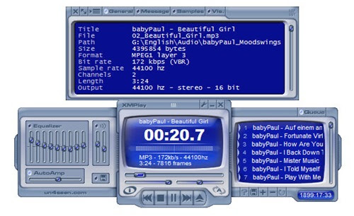 XMPlay – A lightweight yet feature rich audio player
